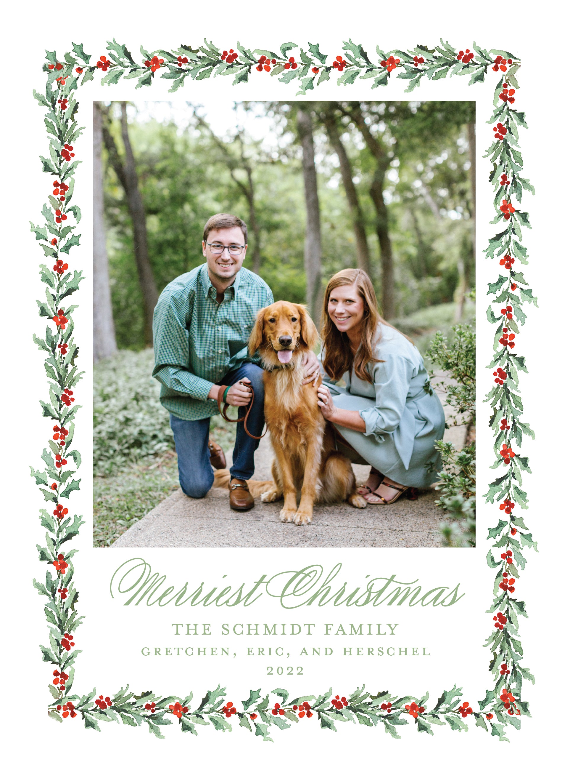 Classic Garland Card – Younger Paper Co.